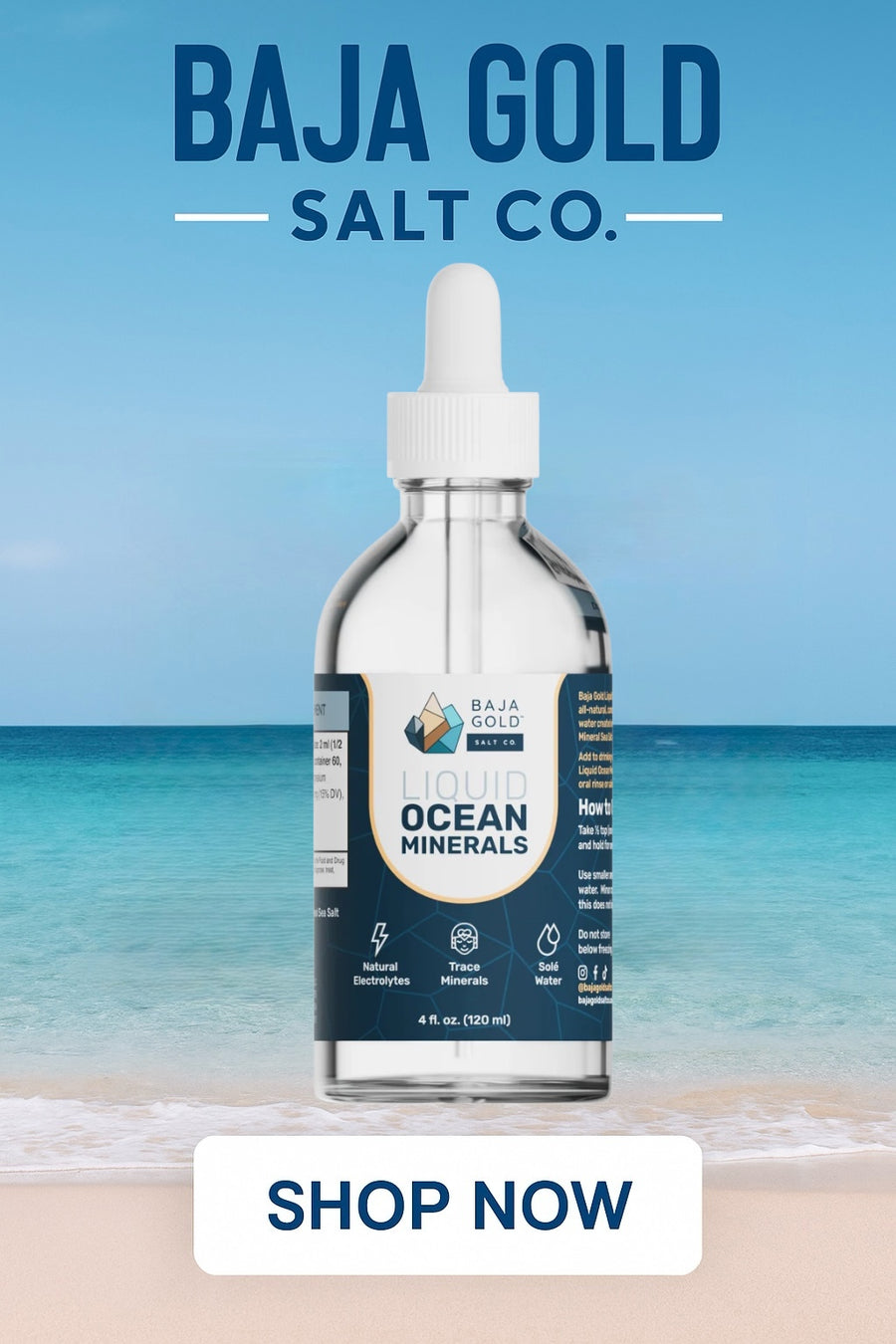 Baja Gold Sea Salt Australia | Natural Mineral Salt, Ocean Minerals ...